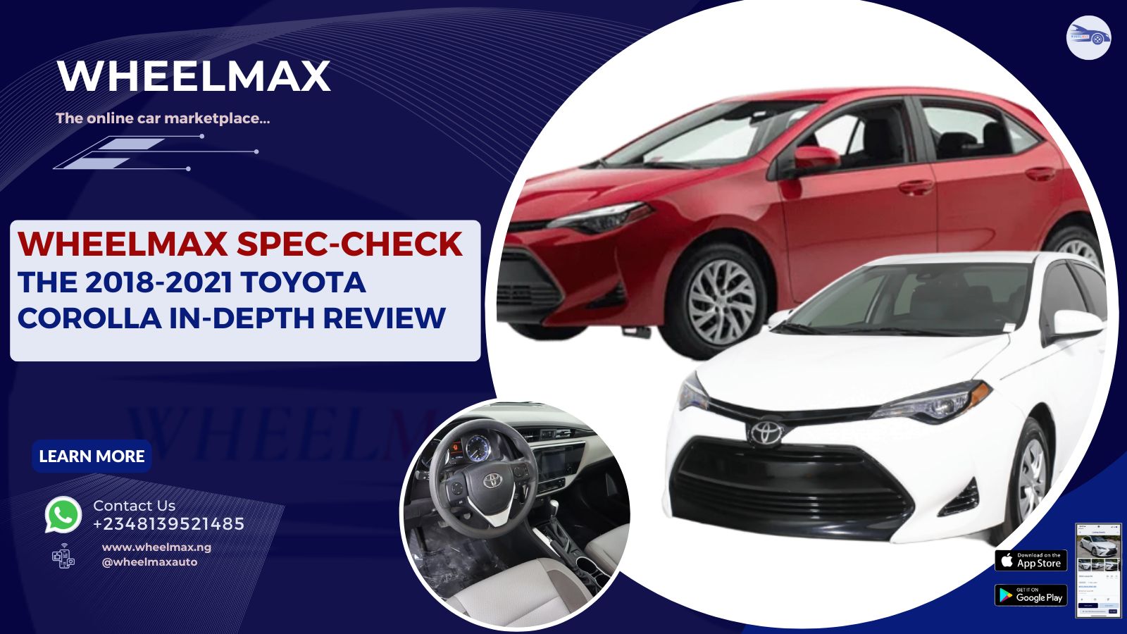 Wheelmax Spec-Check: The 2018-2021 Toyota Corolla In-Depth Review ...